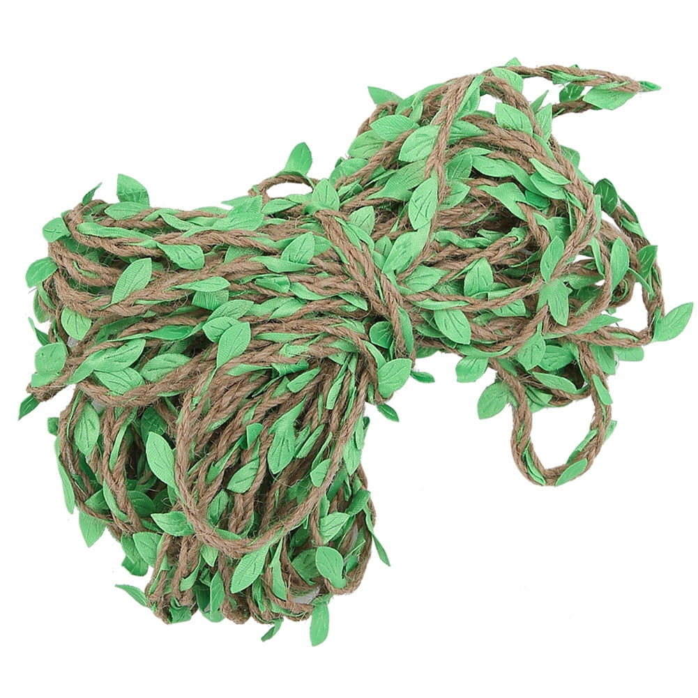 Braided Garland,10 Meters Artificial Leaf Ribbon,10 Meters Artificial ...