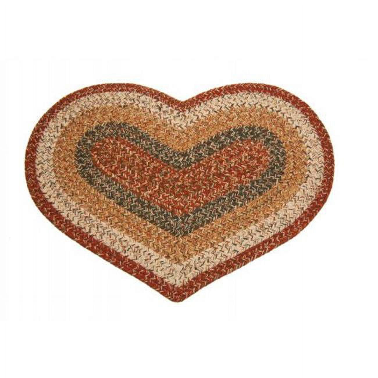 Braided Heart Rug, Cyprus - Walmart.com