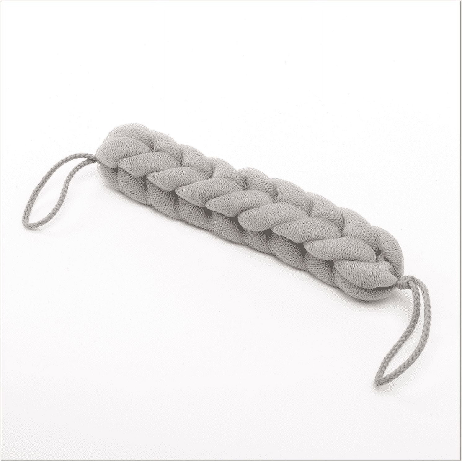 Braided Mesh Bath Loofahs Long Stretchable Exfoliating Back Scrubber