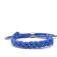Braided Milano Rope Bracelet with Stainless Steel Charm, Handmade ...