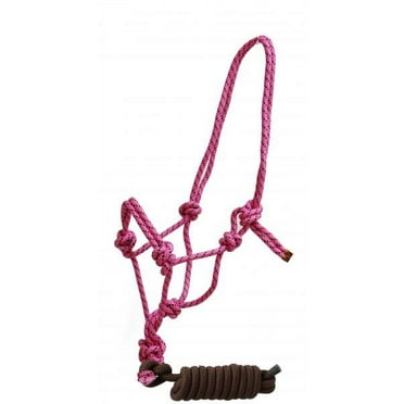 35-7900-BK 7 ft. Cow Size Poly Rope Halter, Black - Walmart.com
