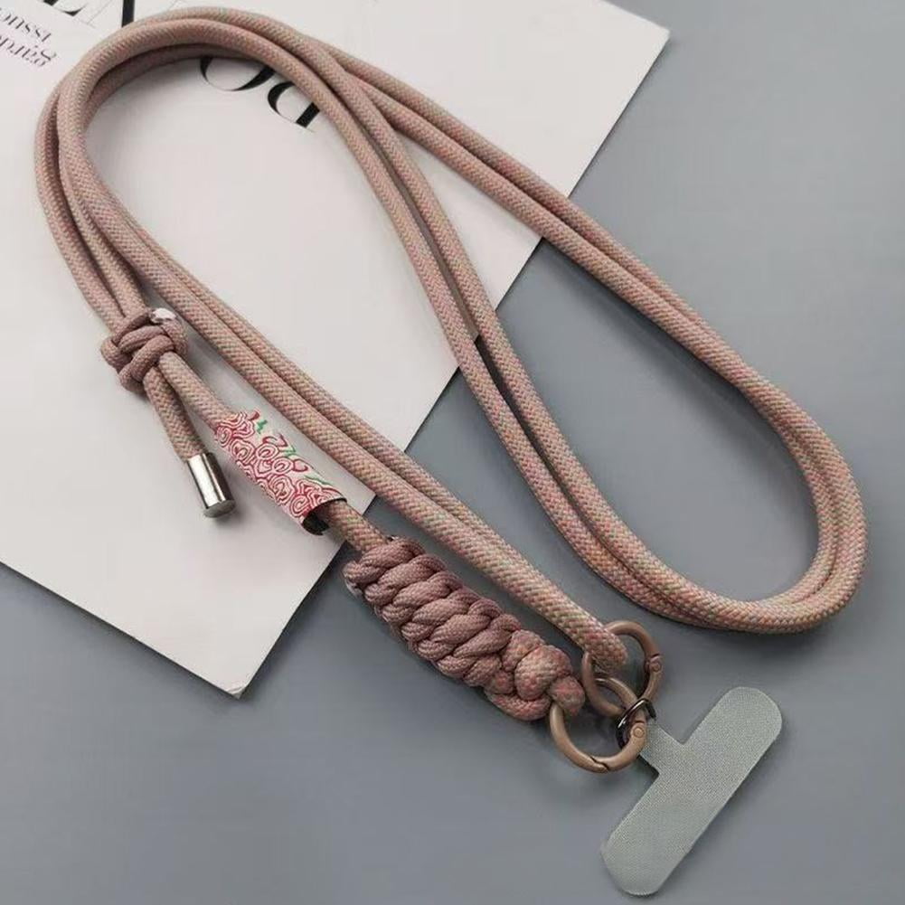 Braided Phone Lanyard Strap - Anti-Lost, Adjustable, Polyester with ...