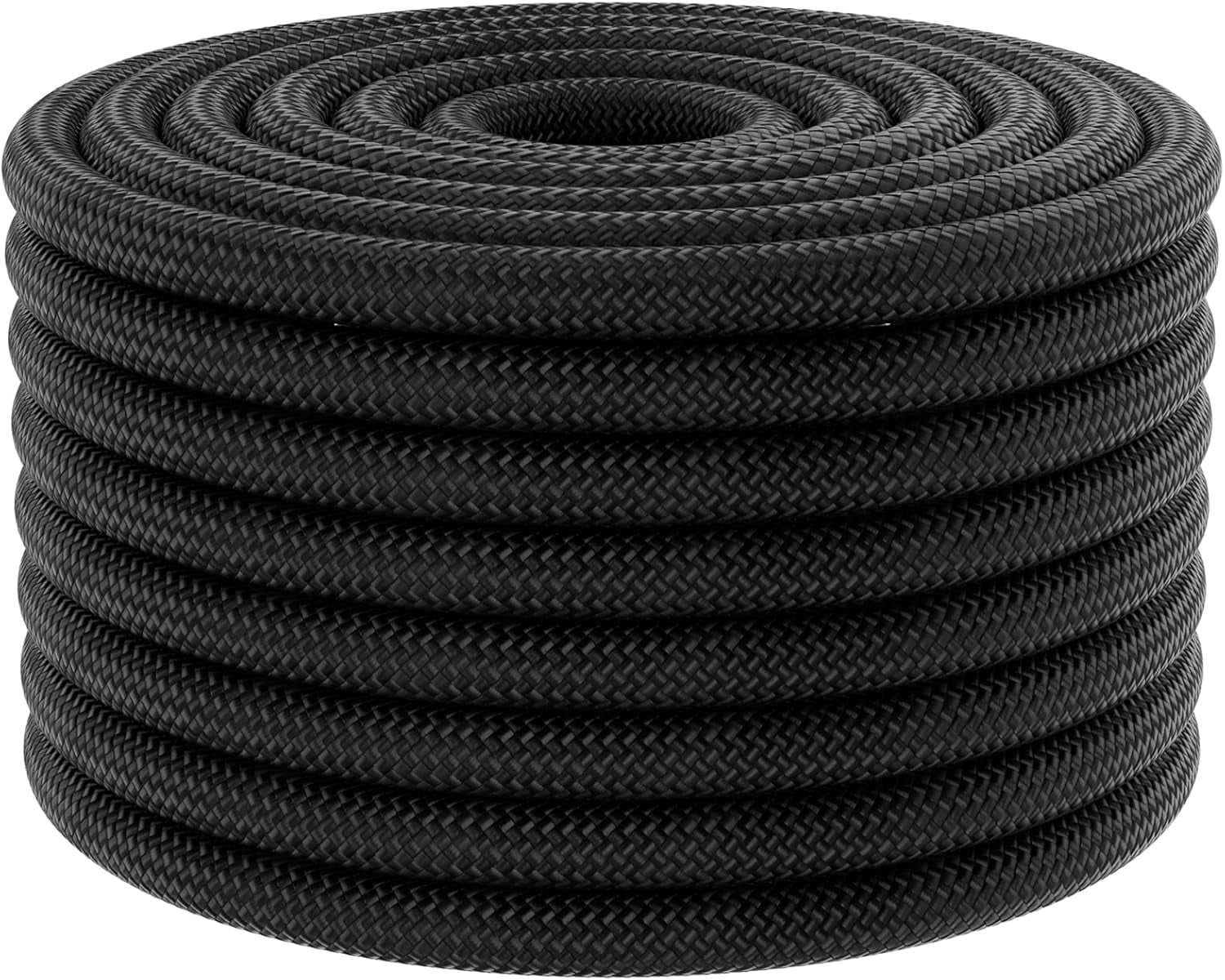 Braided Polyester Arborist Rope 1/2 inch X 120ft, 48 Strands, 12 inner ...