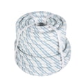 Braided Rigging Rope 5/8IN x 150FT(White Grey Blue) Arborist Swing ...