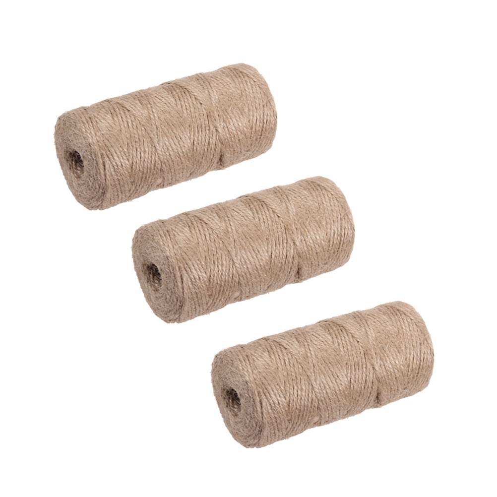 Braided Rope, 3 Pcs 2mm 100g Natural Twisted Weaving Braided Knot Tying ...