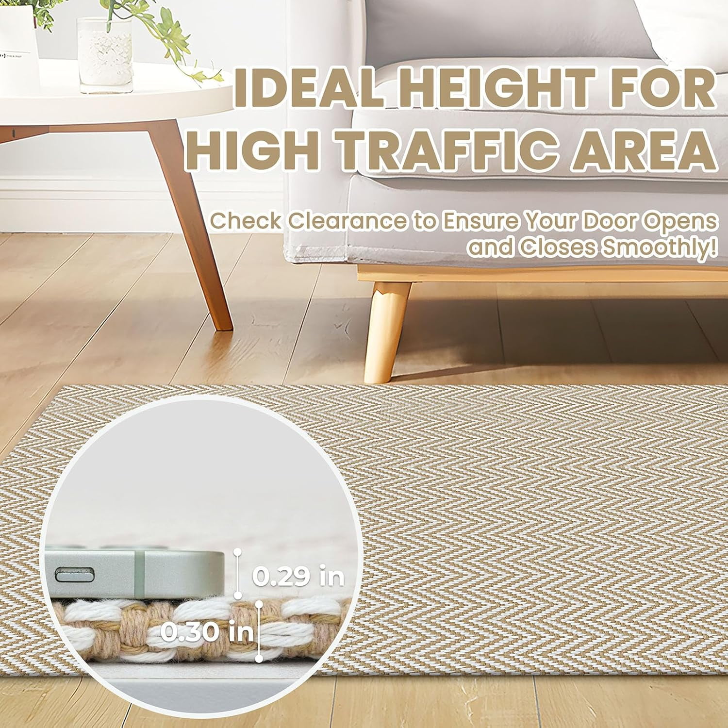 Braided Runner Rug 2x5 Ft Washable Runners for Hallways Kitchen Runner ...