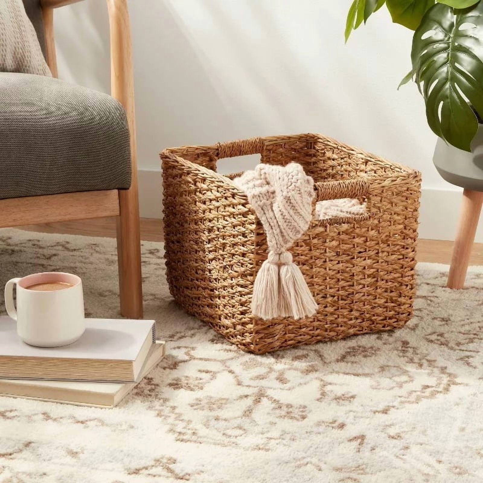 Braided Seagrass Crate - Walmart.com