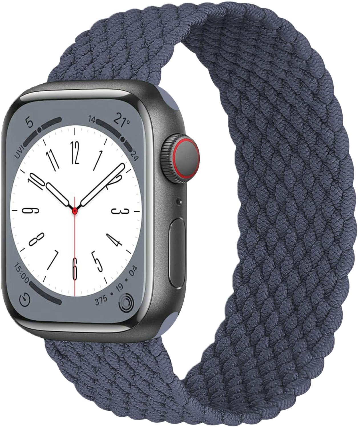 Braided Solo Loop Compatible With Apple Watch Band 38mm 40mm 41mm 42mm ...