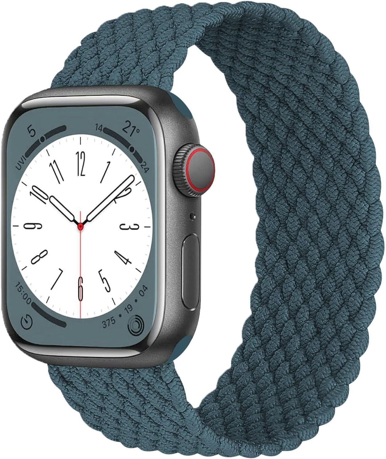 Braided Solo Loop Compatible With Apple Watch Band 38mm 40mm 41mm 42mm ...