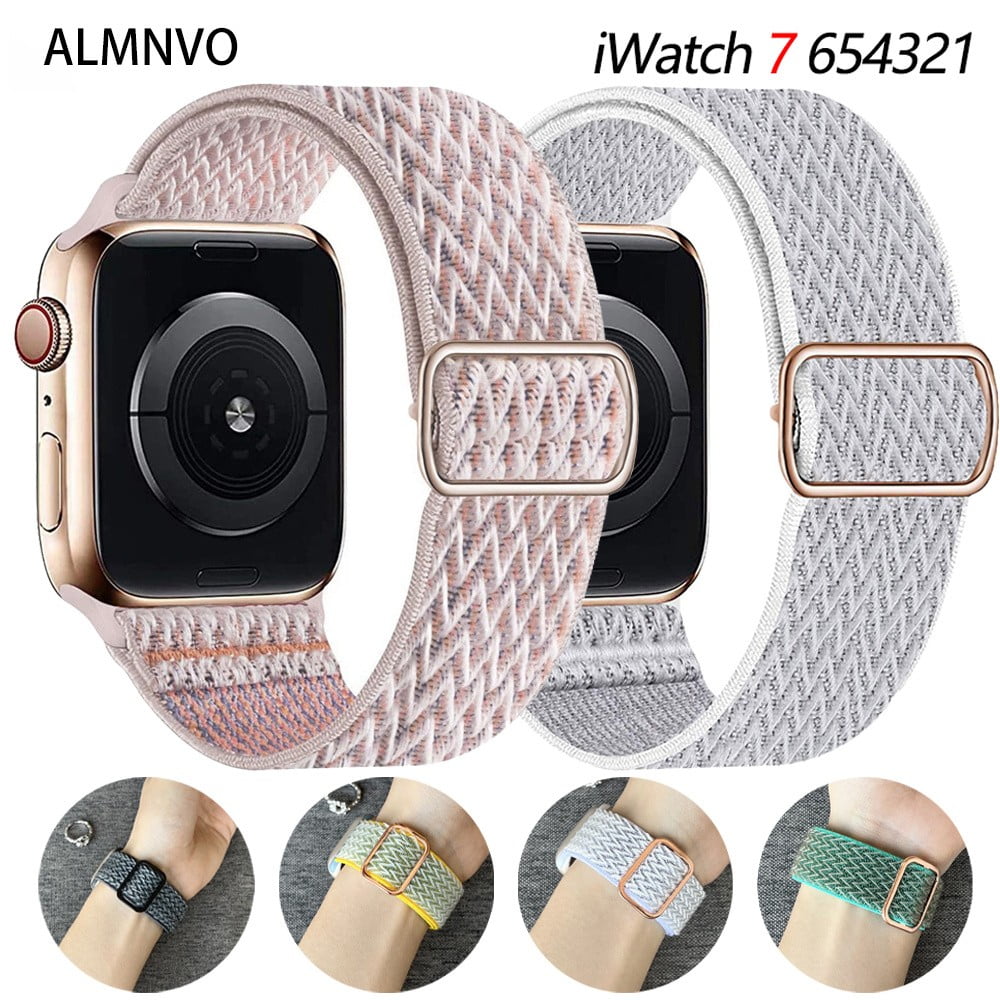 Braided Solo Loop Watch Straps for Apple Watch Bands 40mm 44mm 38mm ...