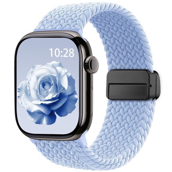 Braided Stretchy Band for Apple Watch Band 38/40/41/42/44/45/46/49mm ...