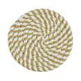 Braided Table Trivets, 7 Inch Round Cotton Rope Heat Resistant ...