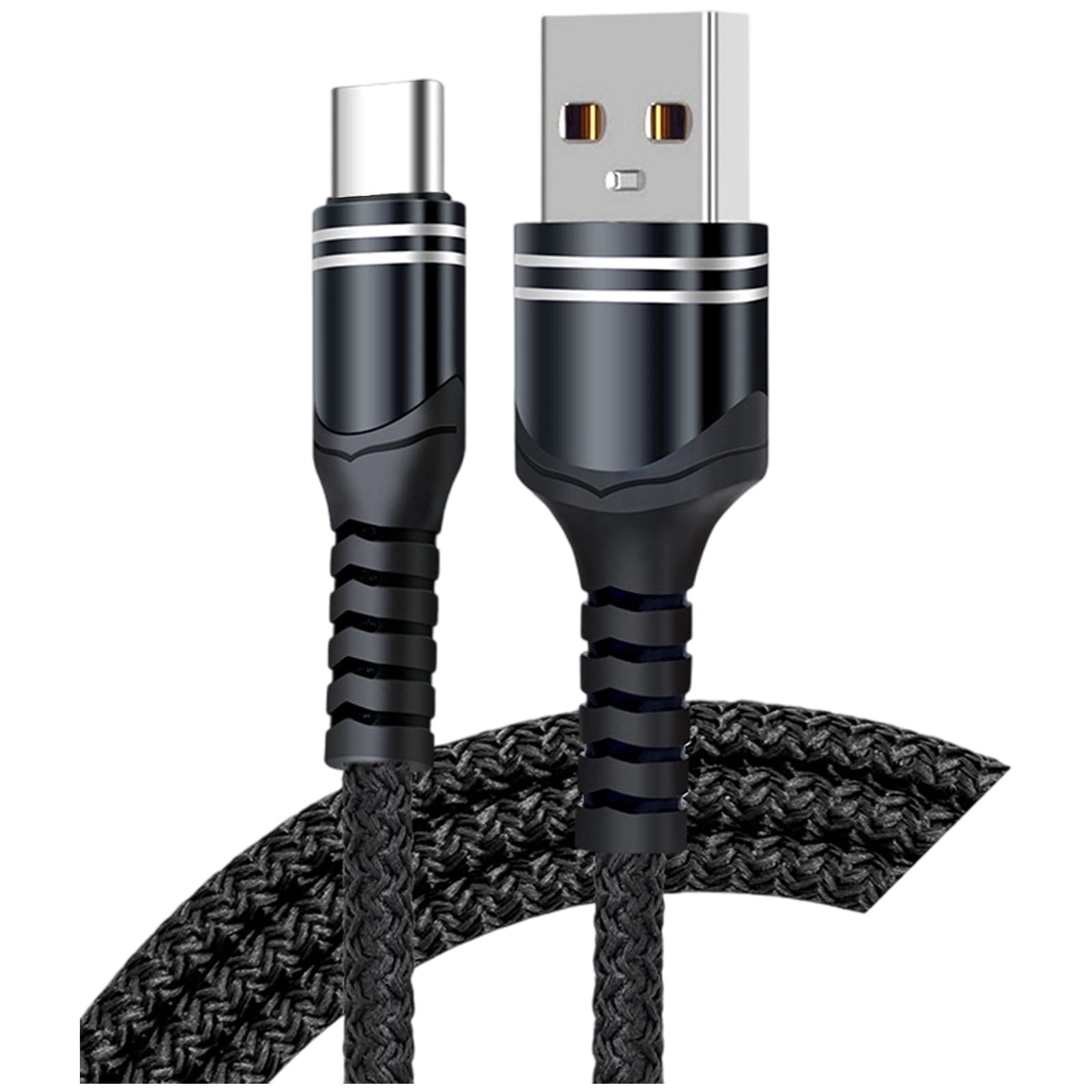 Braided USB C Fast Charger Cable 66W 5A Rapid Power Delivery Tangle ...