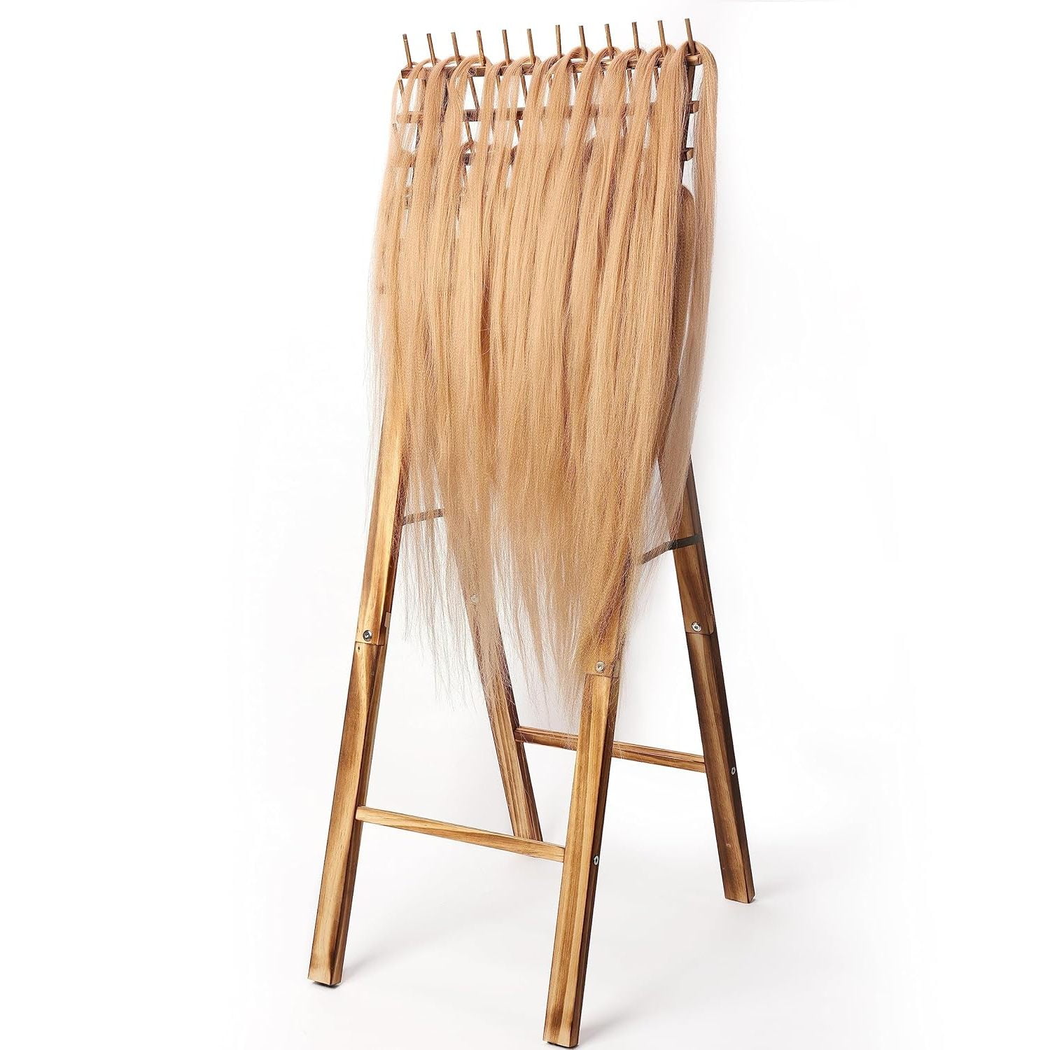 Braiding Hair Rack, Foldable Hair Rack for Braiding Hair, Time-Saving ...
