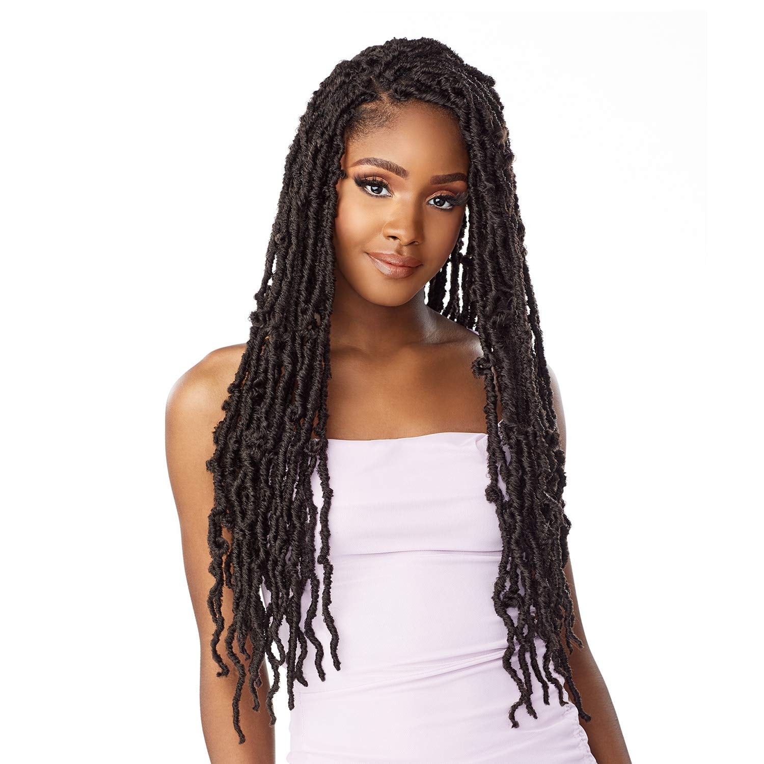 Braids Lulutress 3X Pre-Looped Distressed Locs 24" (3-PACK, 1 ...