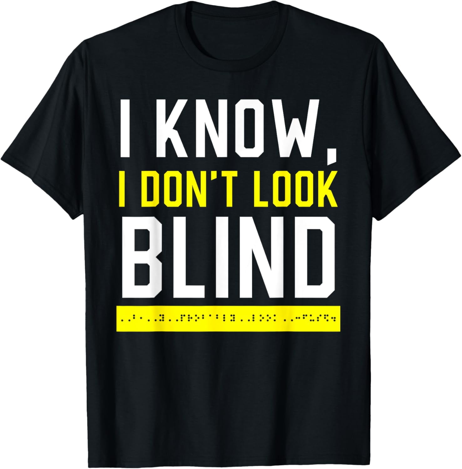 Braille Blind Awareness Visually Impaired Disability T-Shirt - Walmart.com Braille Blind Awareness Visually Impaired Disability T-Shirt - Walmart.com