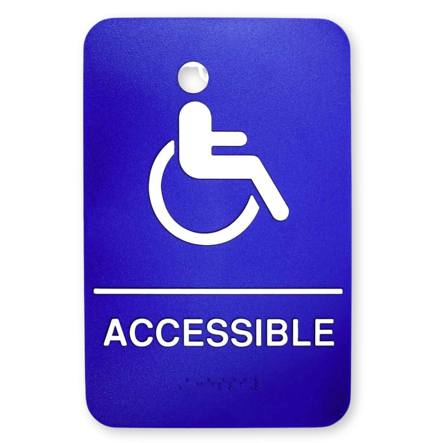 Braille Handicap Accessible Bathroom Sign | Handicap Accessible Public ...