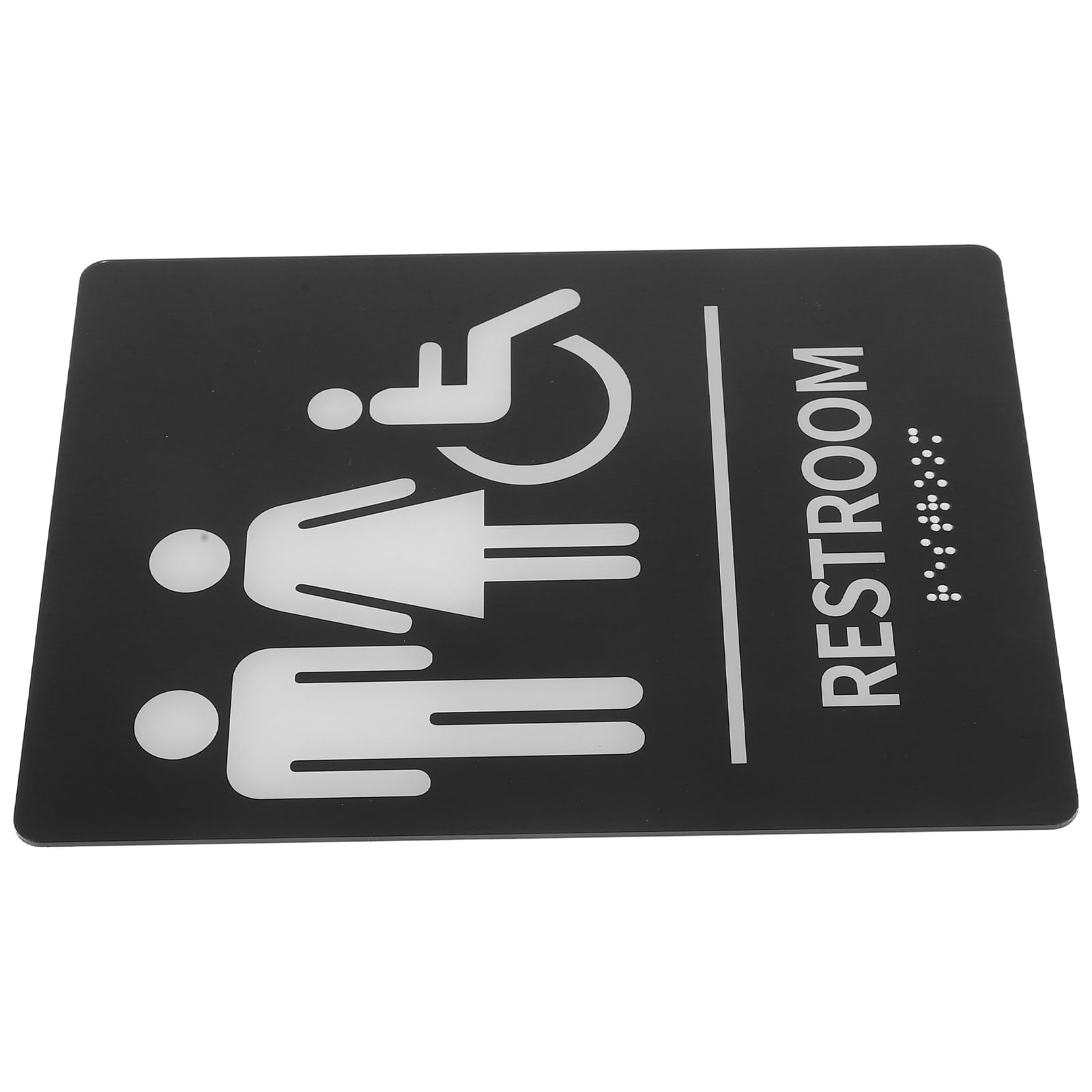 Braille Restroom Signs Decoration Signs for Room Braille Door Restroom ...
