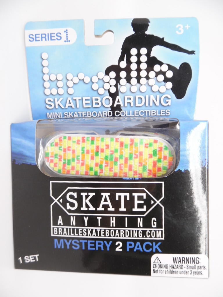 Braille Skateboarding Series 1 Mini Skateboard Collectibles Mystery 2 ...