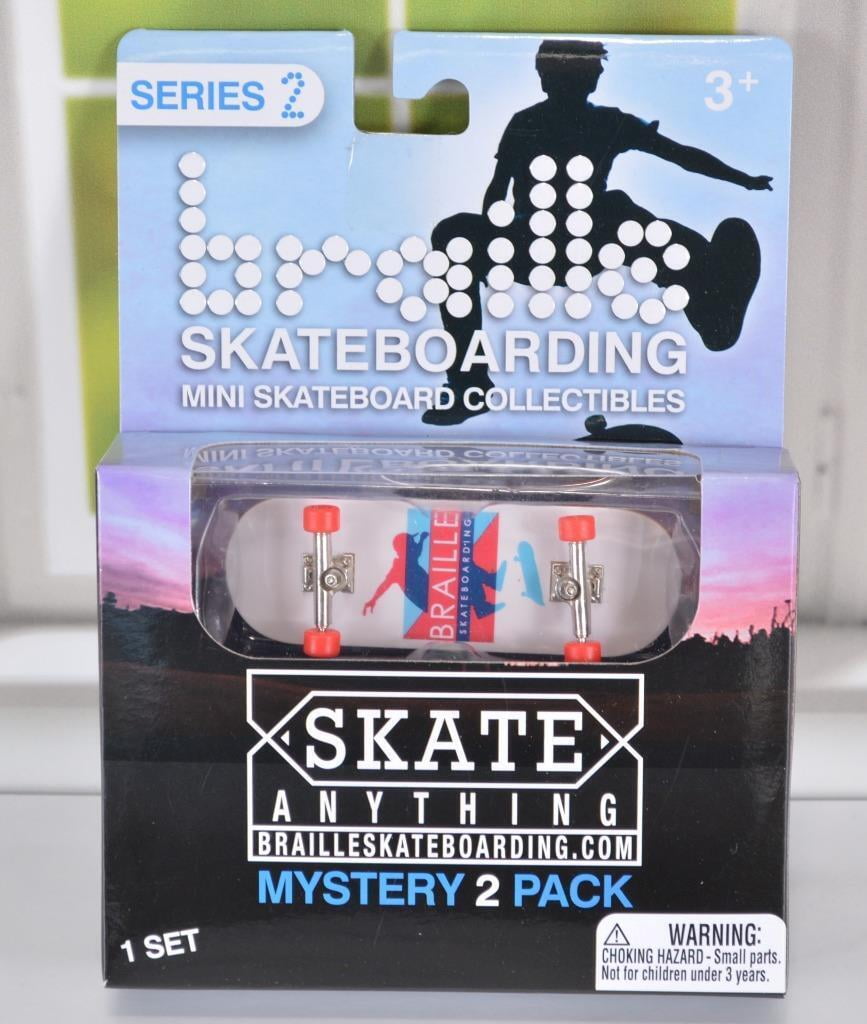 Braille Skateboarding Series 2 Mini Skateboard Collectibles Mystery 2 ...