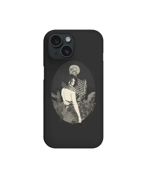 Braille To The Night Skeleton Reading Phone Case for iPhone 16 15 14 13 ...