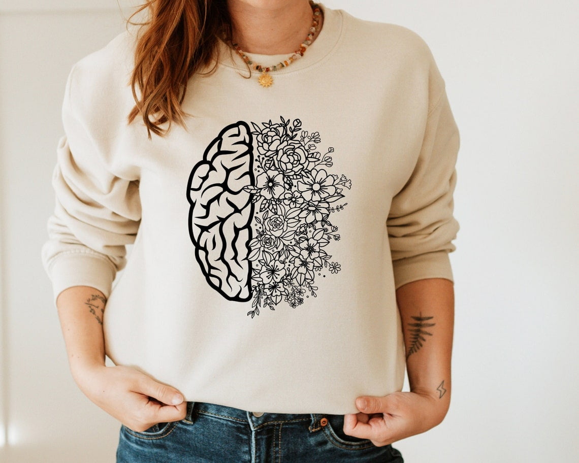 Brain Anatomy Sweatshirt,Nurse Hoodie,Womens Nursing School Hoodie ...