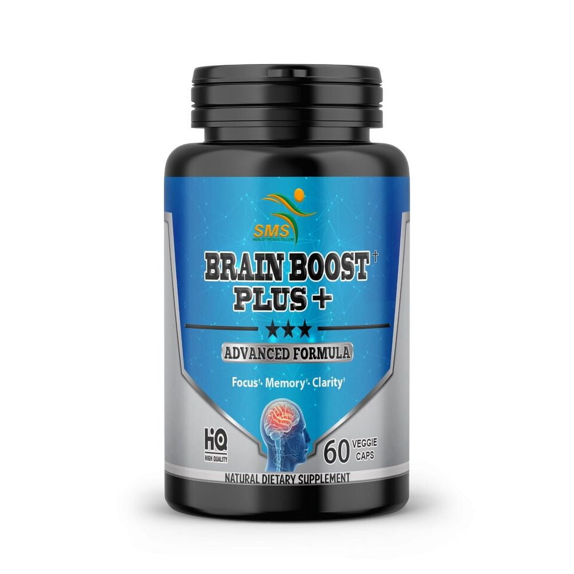 Brain Boost Plus Promotes Mental Clarity Focus & Memory Herbal ...