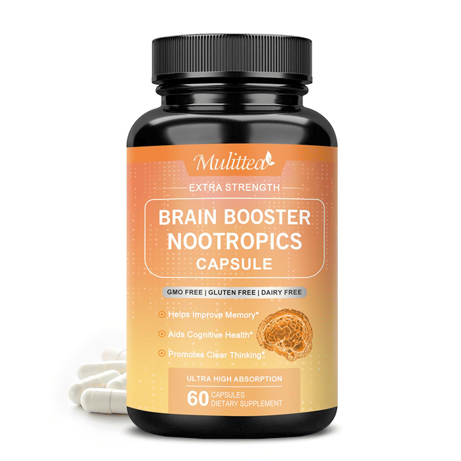 Brain Booster Nootropic Supplements - for Memory and Focus - Nootropic ...