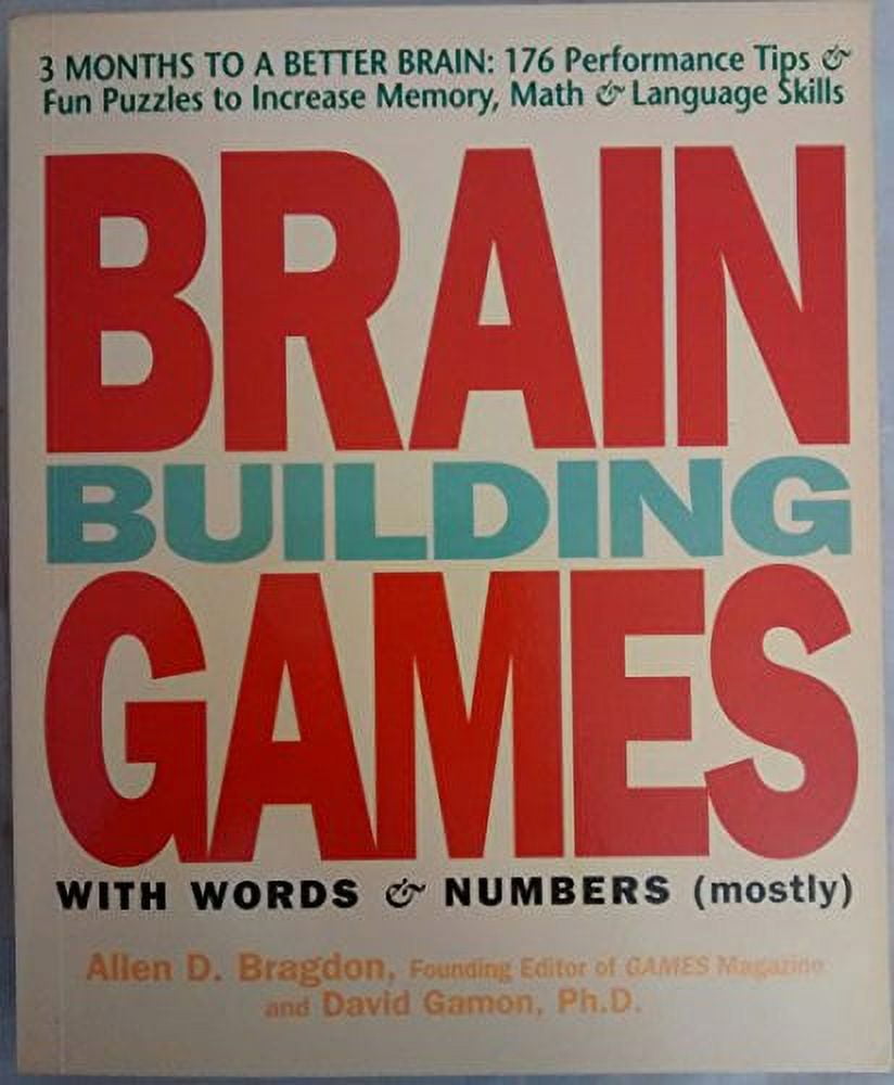 Pre-Owned Brain Building Games: 176 Fun Puzzles and Tips to Develop ...