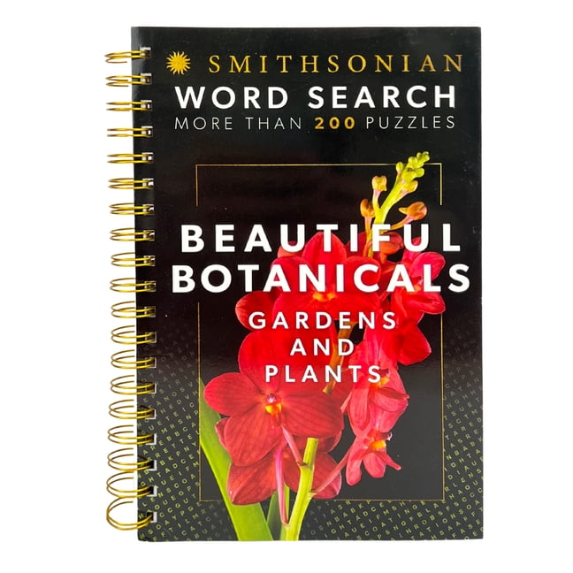 Brain Busters Smithsonian Word Search Beautiful Botanicals Gardens and ...