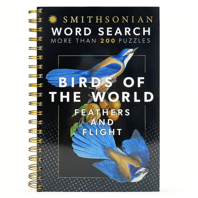 Brain Busters Smithsonian Word Search Birds of the World Feathers and ...