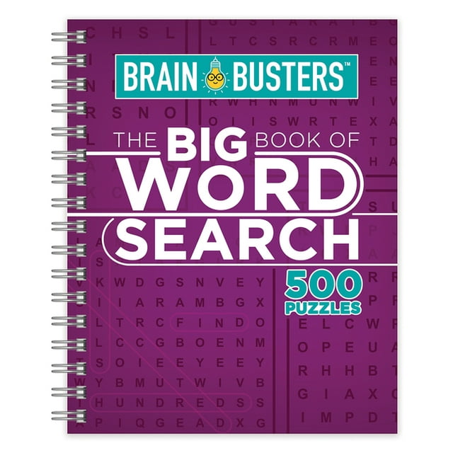 Brain Busters The Big Book of Word Search, (Spiral-Bound) - Walmart.com