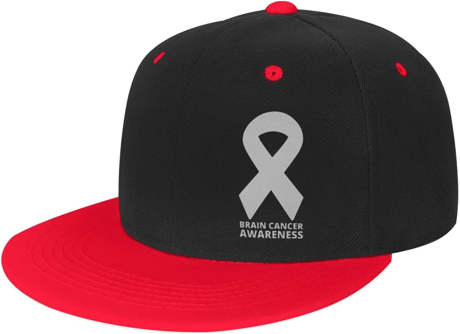 Brain Cancer Awareness Hip Hop Hats Unisex Children Adjustable Flat ...
