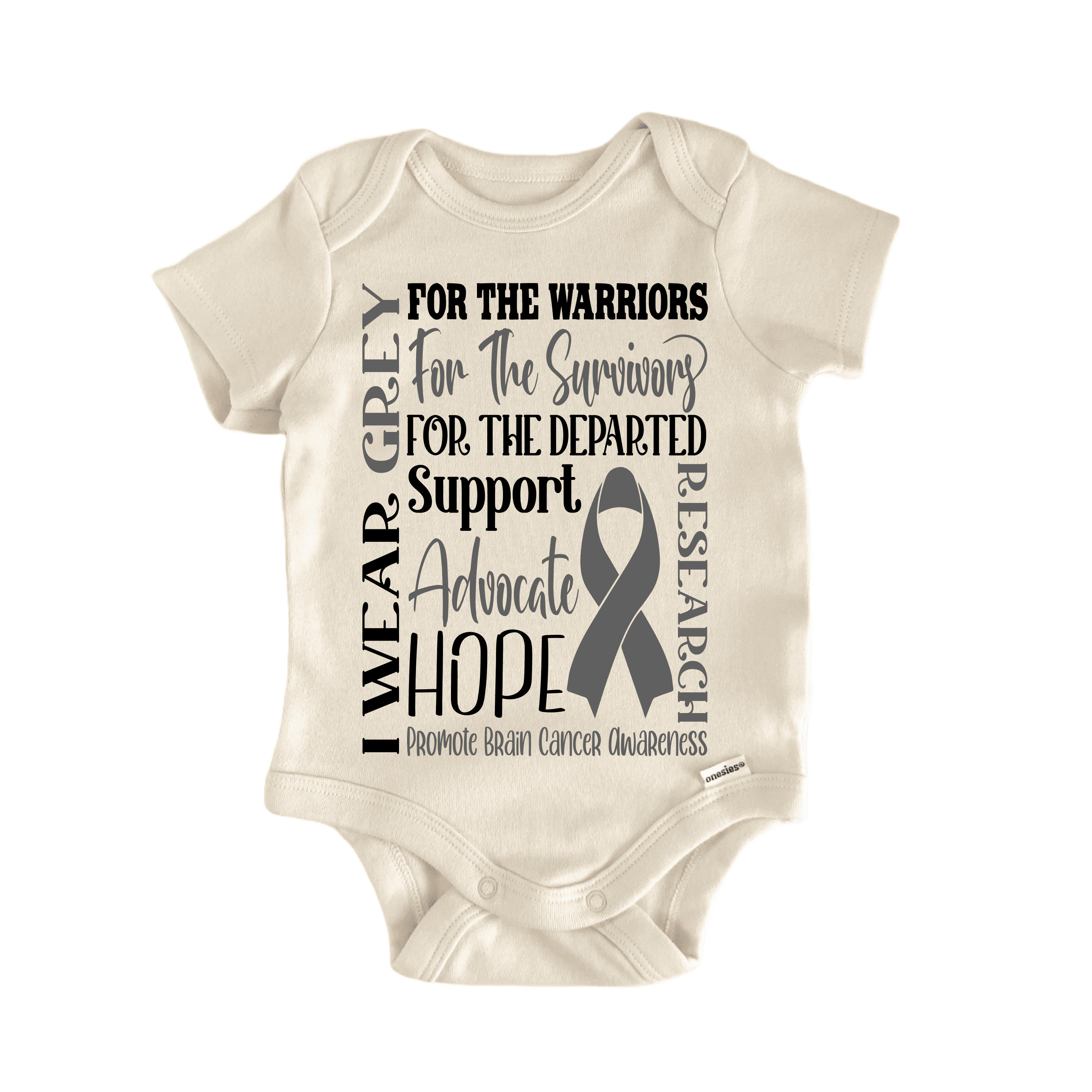 Brain Cancer Awareness Newborn Baby Bodysuit - Walmart.com