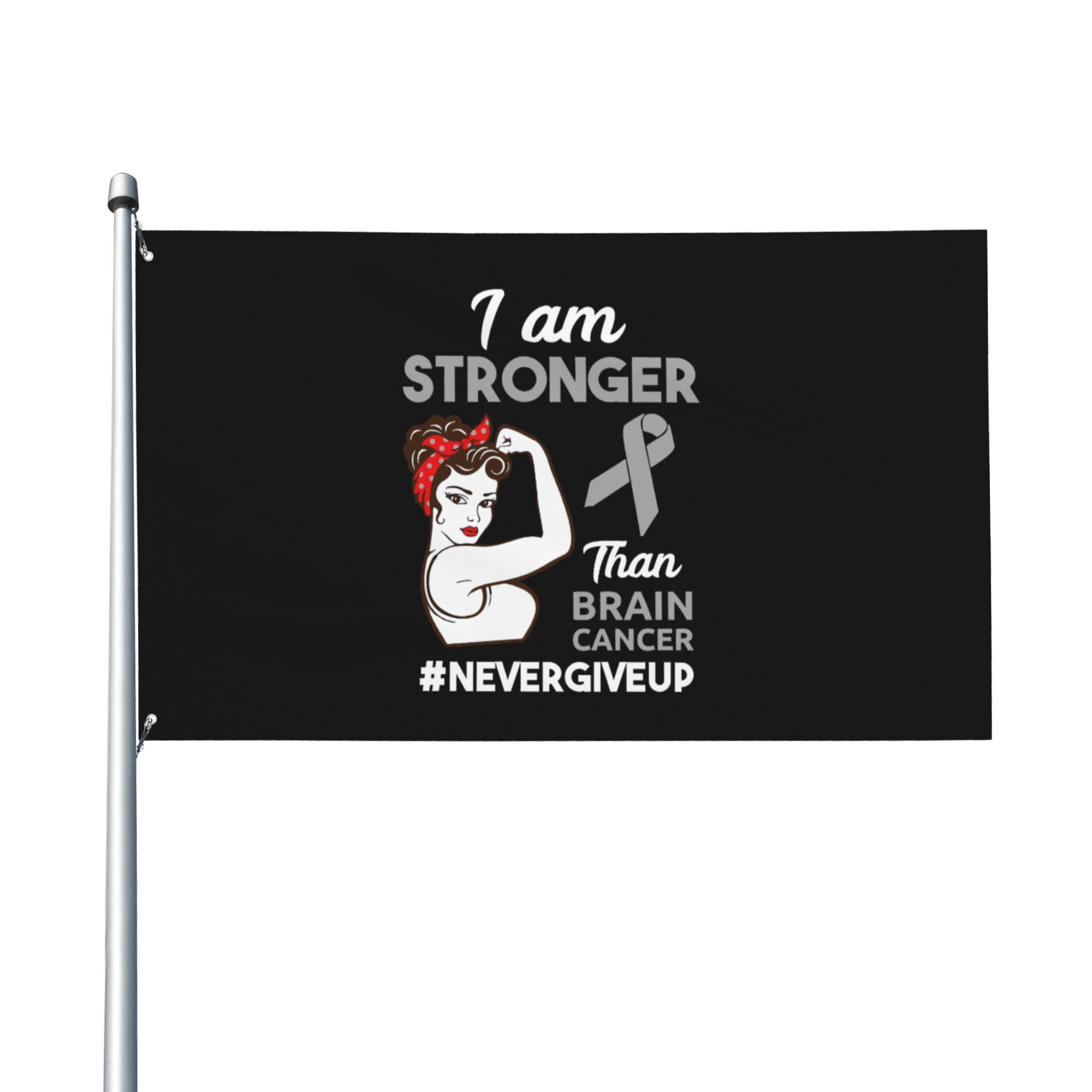 Brain Cancer Glioblastoma Awareness Flags Garden Home Flag House Flags ...