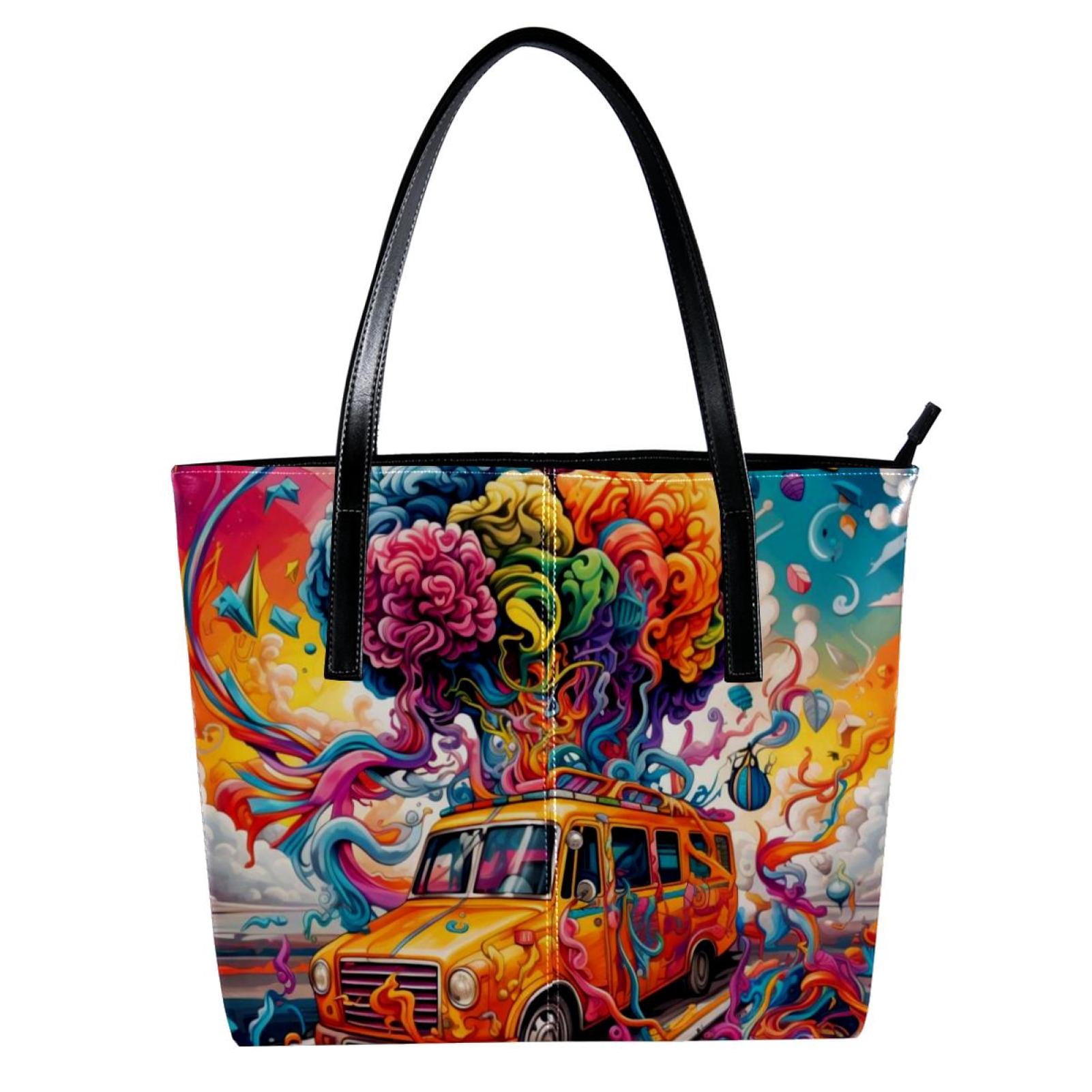 Brain Car Leather Stitching Handbag High Quality Fashion Women Portable ...