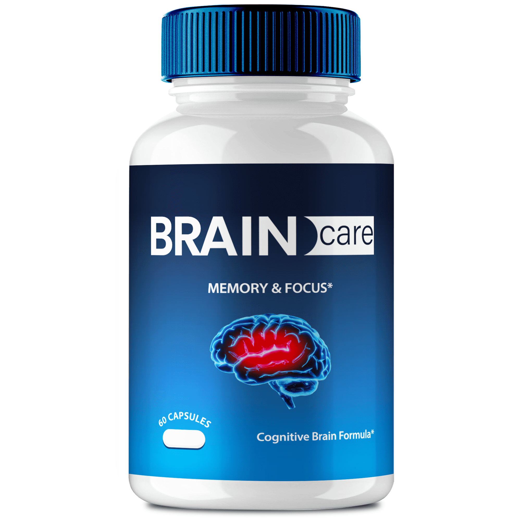 Brain Care Supplements for Memory and Focus Capsules, BrainCare Advanced Formula Nerve Health ...