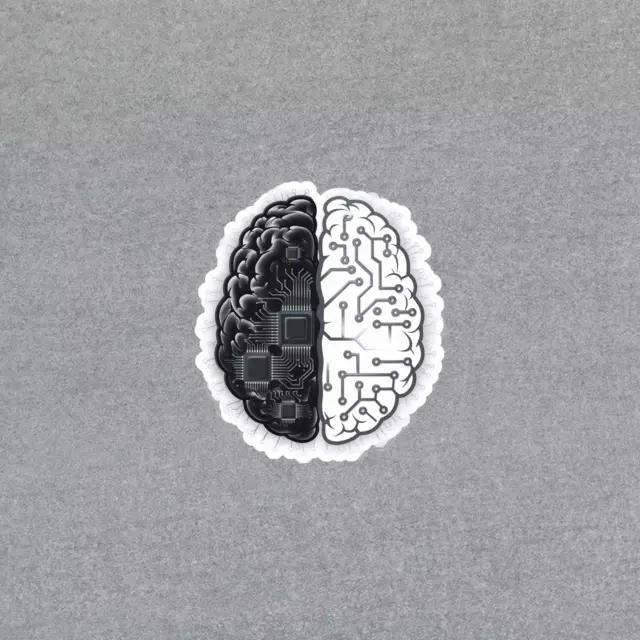 Brain Circuit Board Sticker - Nerdy Neuroscience Laptop Decalphone ...