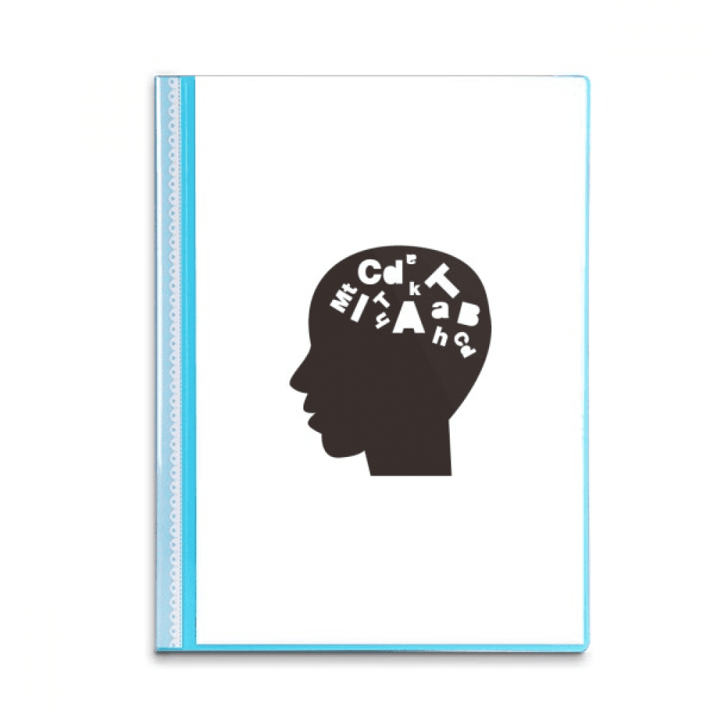 Brain Creates Letter Combinations Book Sheet Protectors Portfolio ...