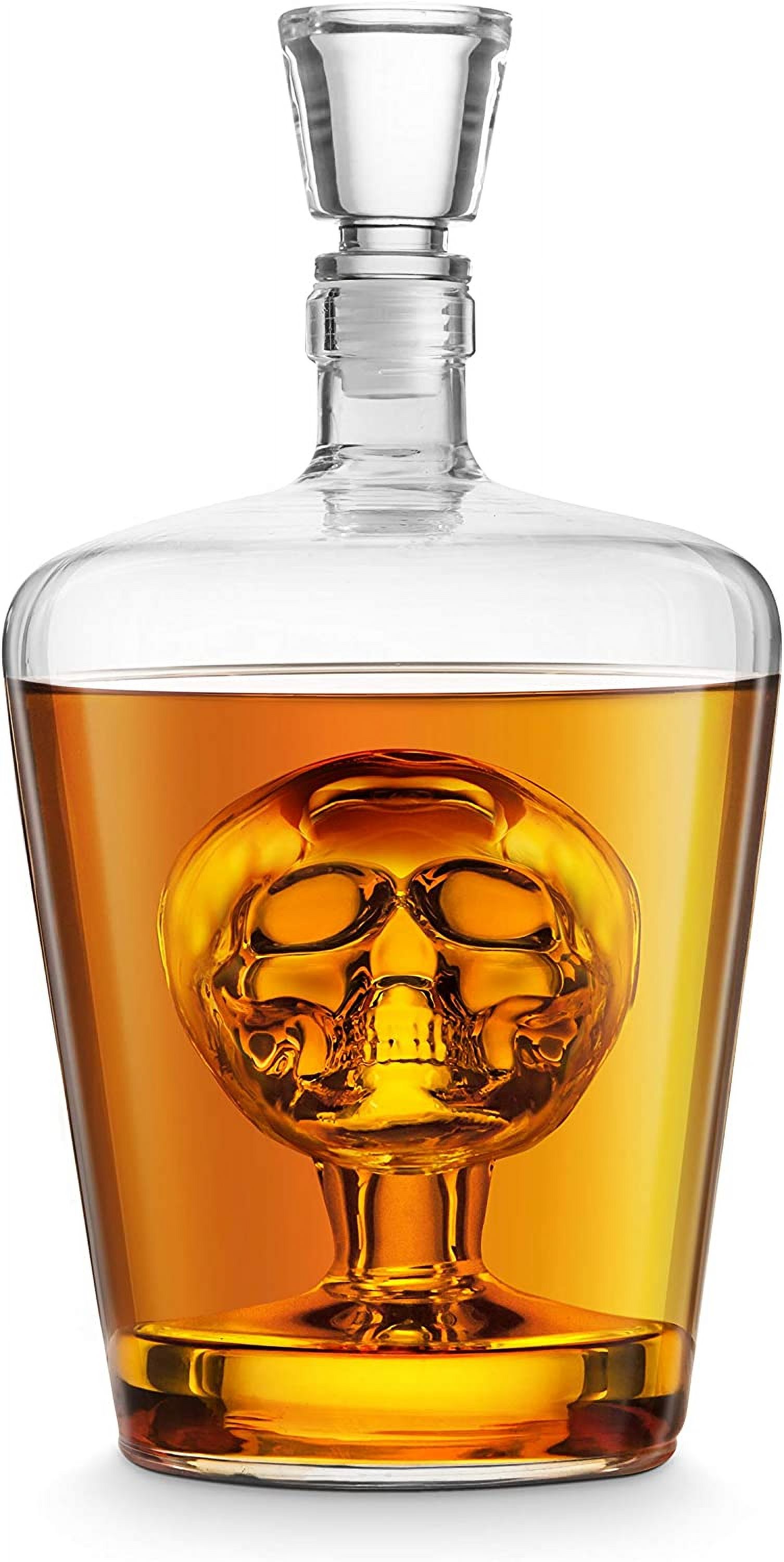 Brain Freeze Decanter - 34oz Handblown Glass with Intricate Inside ...