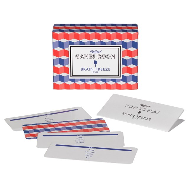 Brain Freeze Trivia Deck Quiz Card Guess Game - Walmart.com