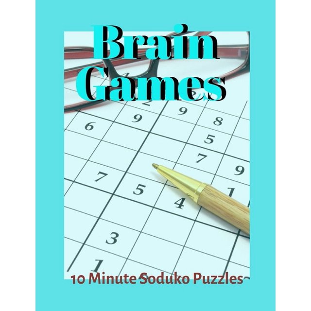 Brain Games 10 Minute Soduko Puzzles : Easy Suduko Puzzle Books For ...