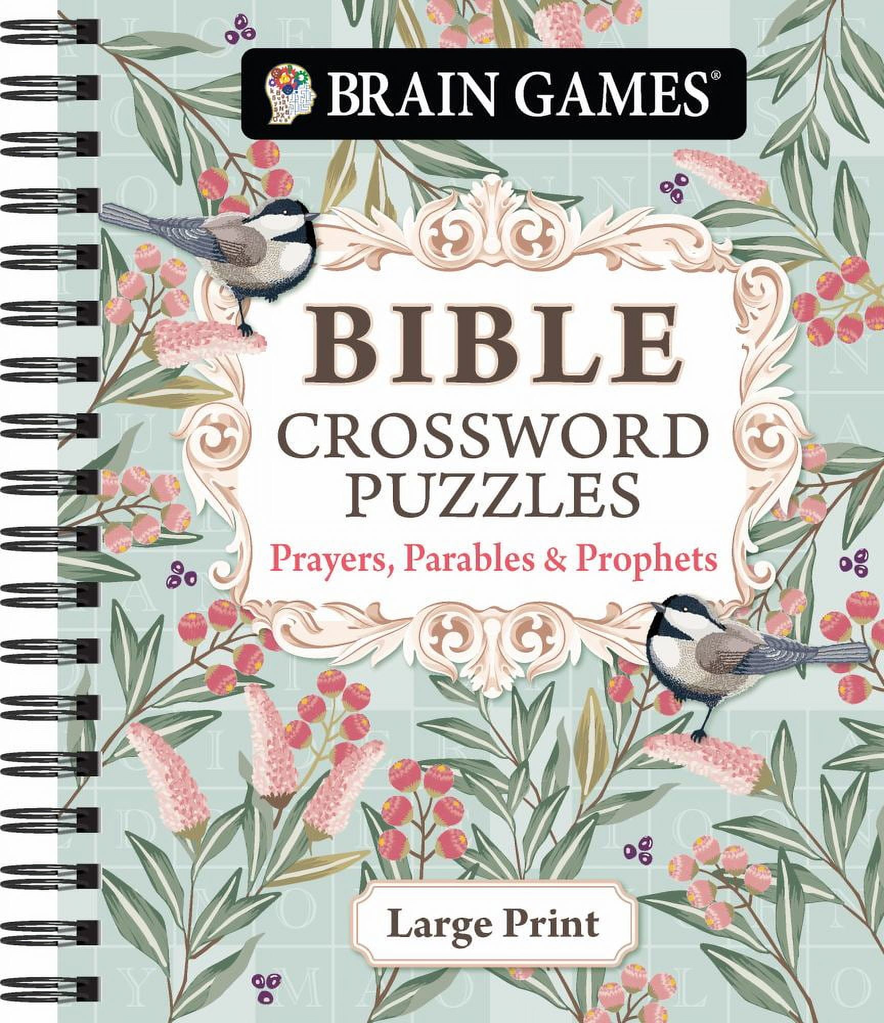 Brain Games - Bible Crossword Puzzles: Prayers, Parables and Prophets ...