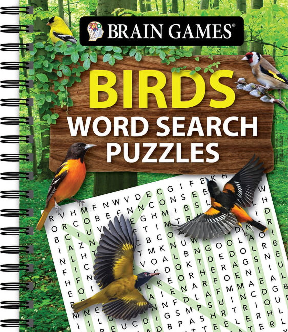 Brain Games Brain Games - Birds Word Search Puzzles, (Spiral-Bound ...