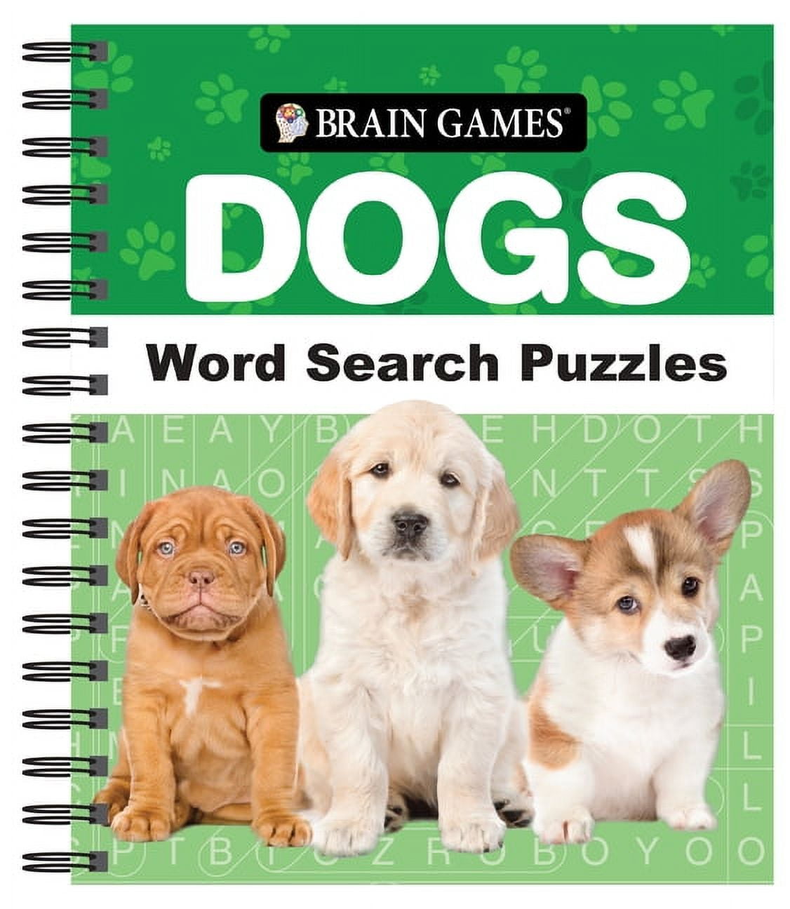 Brain Games Brain Games - Dogs Word Search Puzzles, (Spiral-Bound ...