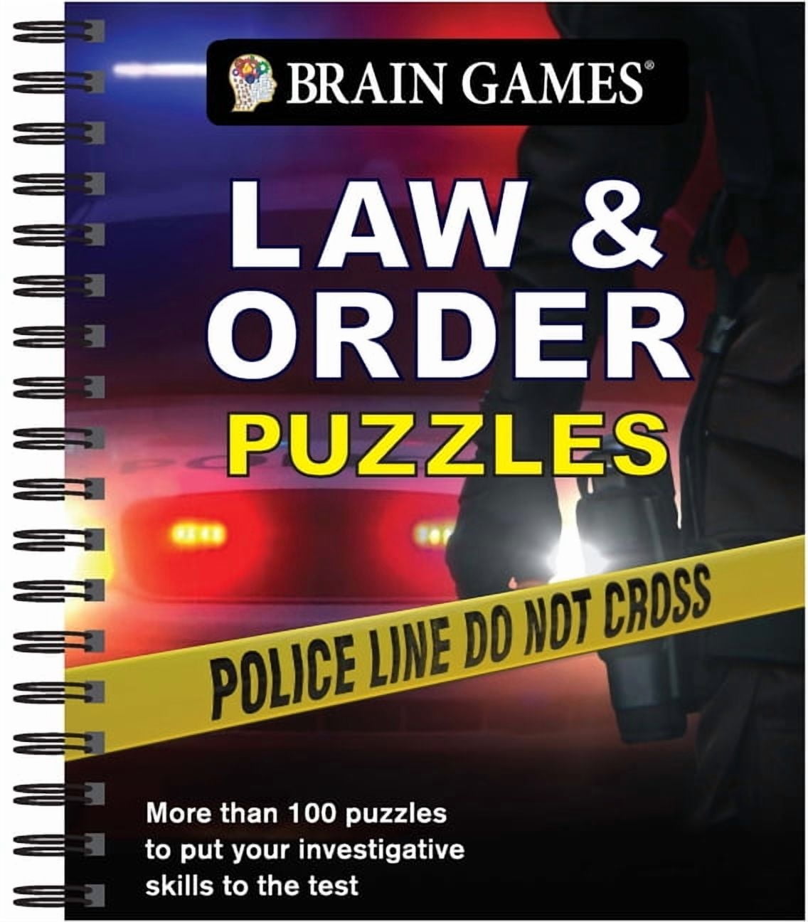 Brain Games Brain Games - Law & Order Puzzles, (Spiral-Bound) - Walmart.com