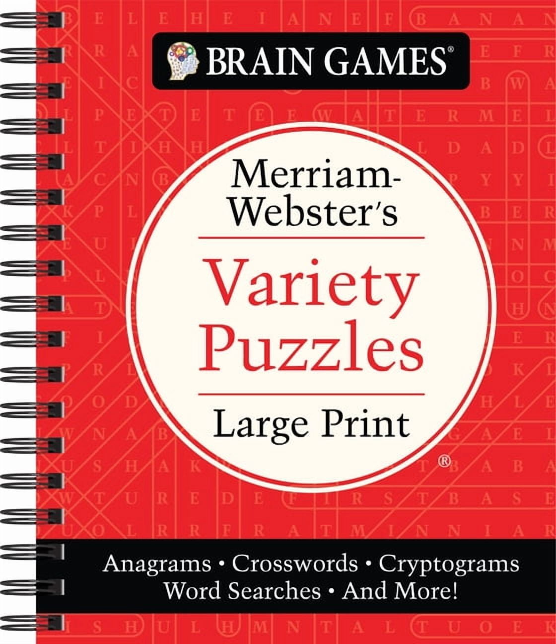 Brain Games Brain Games - Merriam-Webster's Variety Puzzles Large Print ...