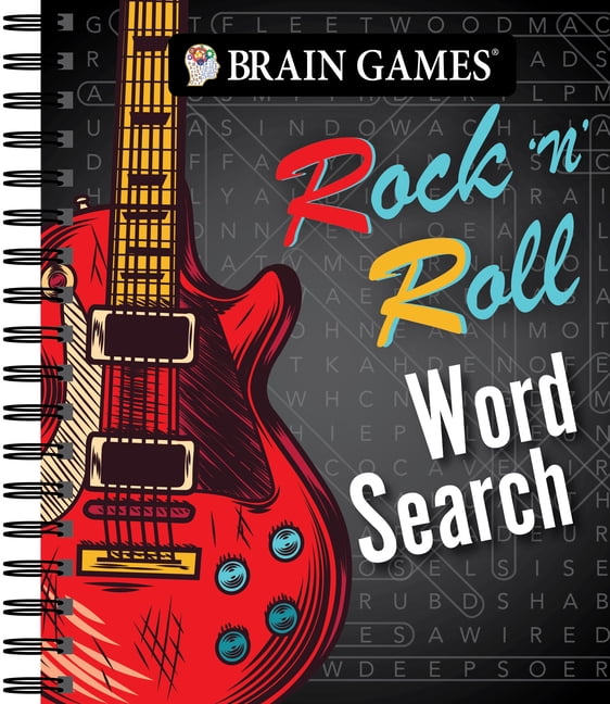 Brain Games Brain Games - Rock 'n' Roll Word Search, (Spiral-Bound ...