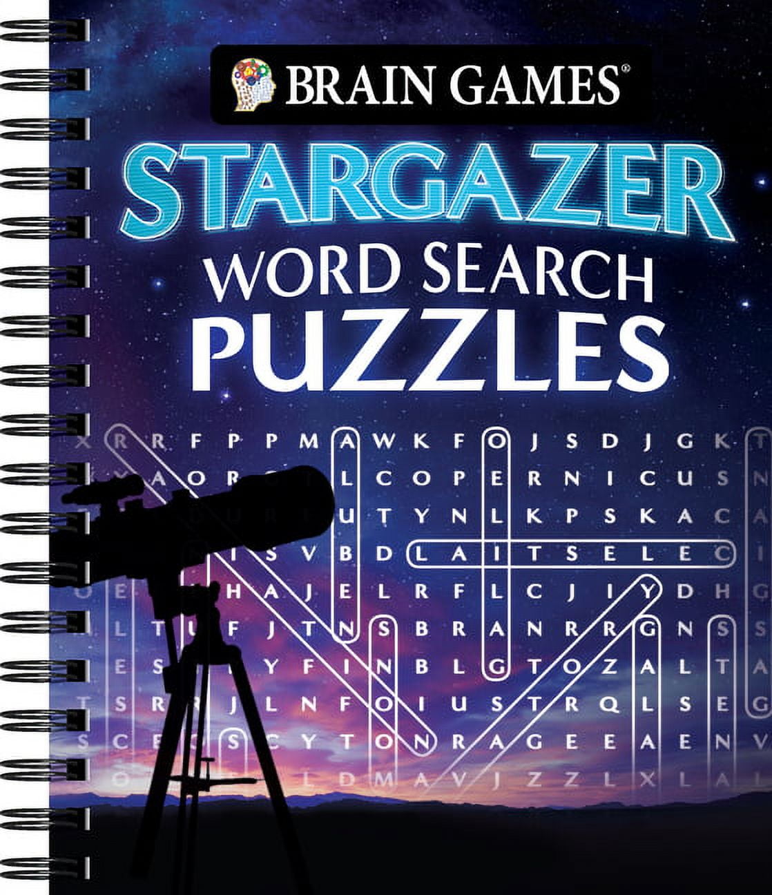 Brain Games Brain Games - Stargazer Word Search Puzzles, (Spiral-Bound ...