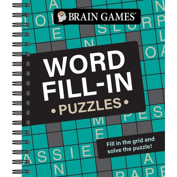 Brain Games Brain Games - Word Fill-In Puzzles, (Spiral-Bound ...